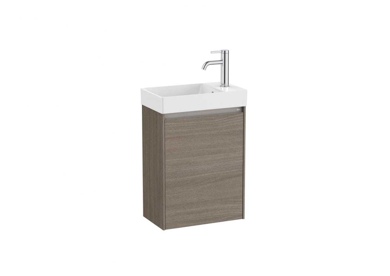 Roca Ona: Unik Wall Hung Bathroom Vanity Unit with 1 Door & Basin ...