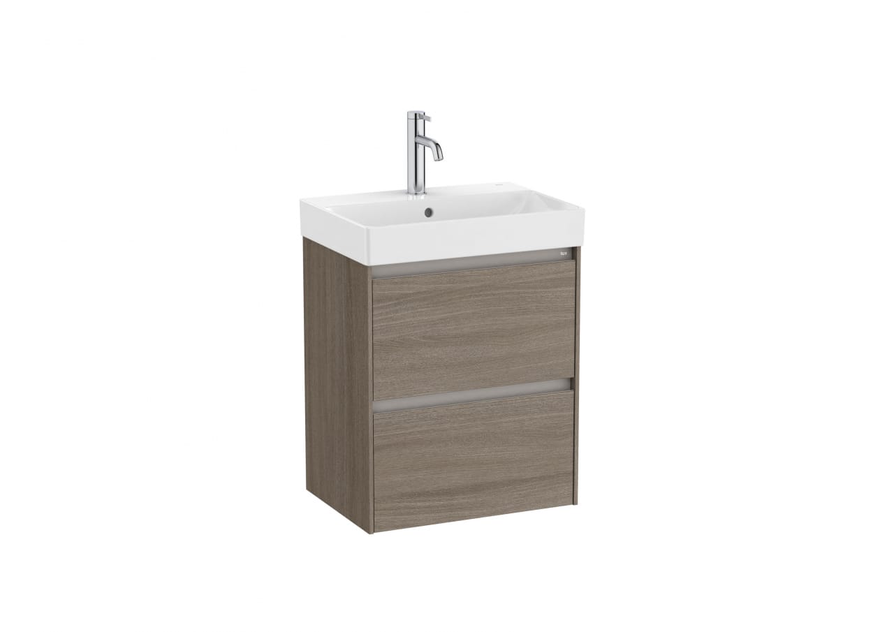 Roca Ona: Unik Compact Bathroom Vanity Unit with 2 Drawers And Basin ...