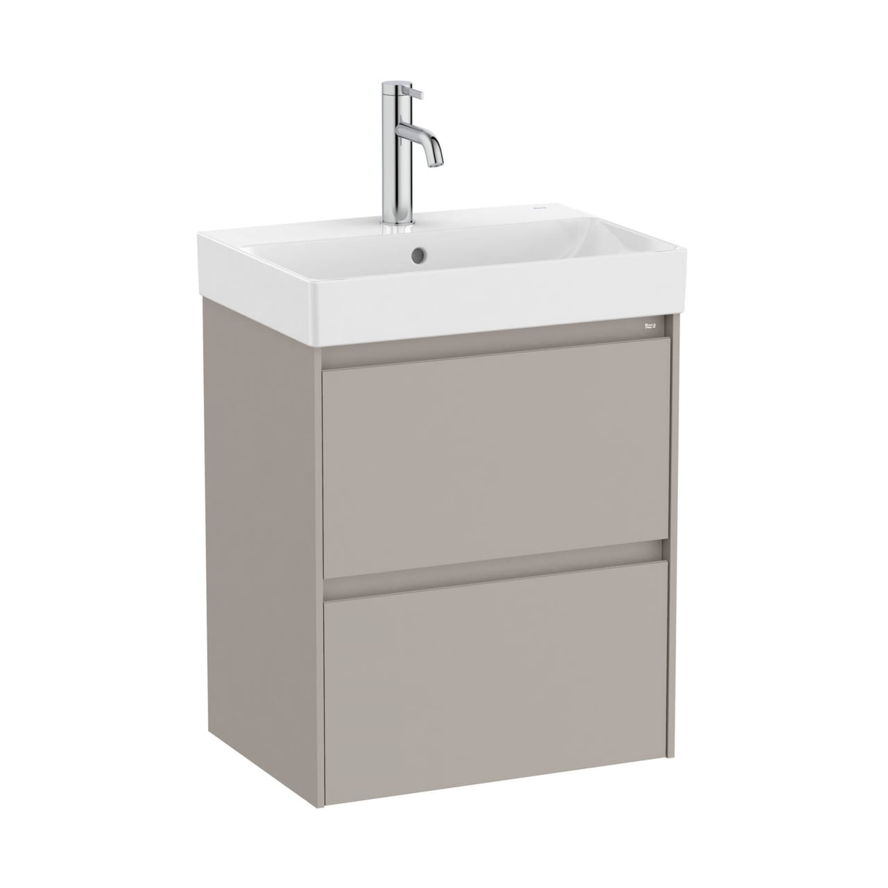 A851682510 - Roca Ona: Unik Compact Bathroom Vanity Unit with 2 Drawers ...