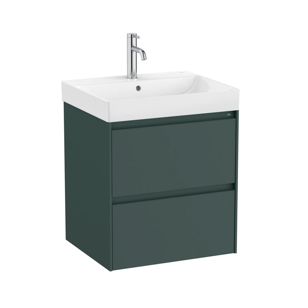 Roca Ona: Unik Wall-Hung Vanity Unit with 2 Drawers & Basin (600mm ...