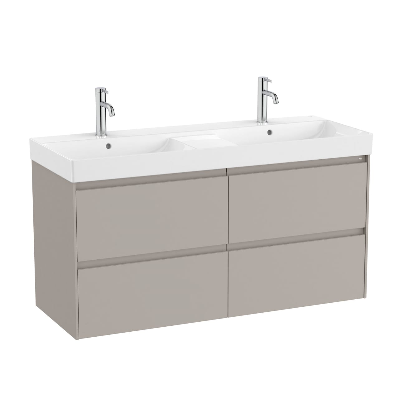 Roca Ona: Unik Wall-Hung Bathroom Vanity Unit with 4 Drawers and 2 ...