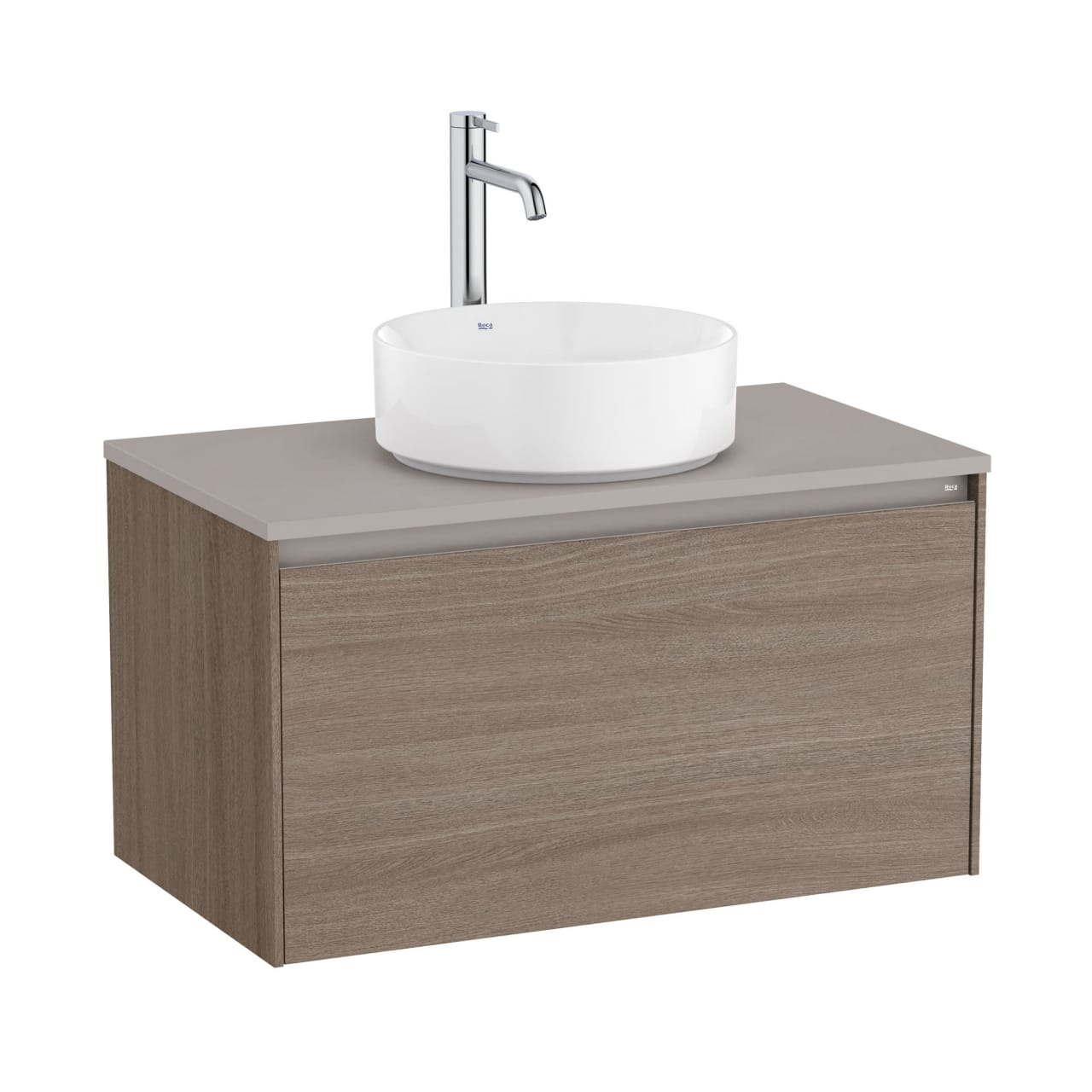 Roca Ona: Unik Wall-Hung Bathroom Vanity Unit for Counter Top Basin ...