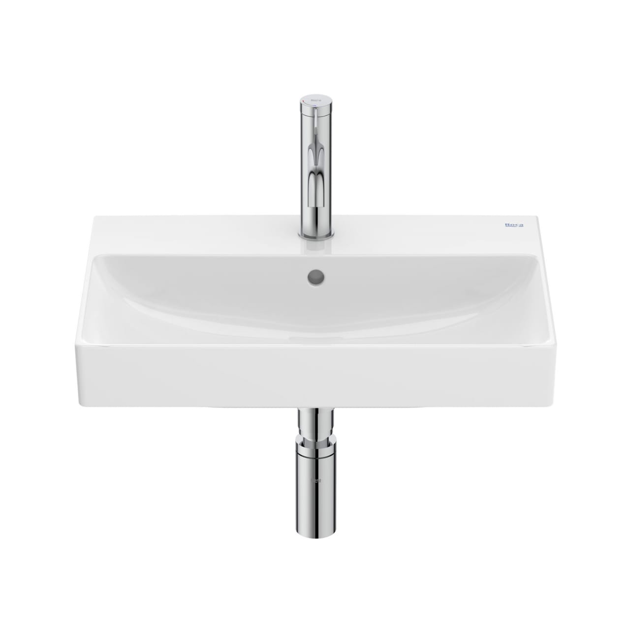 A327683000 - Roca Ona: Compact Wall-Hung Basin (550mm) : Bathroom Planet