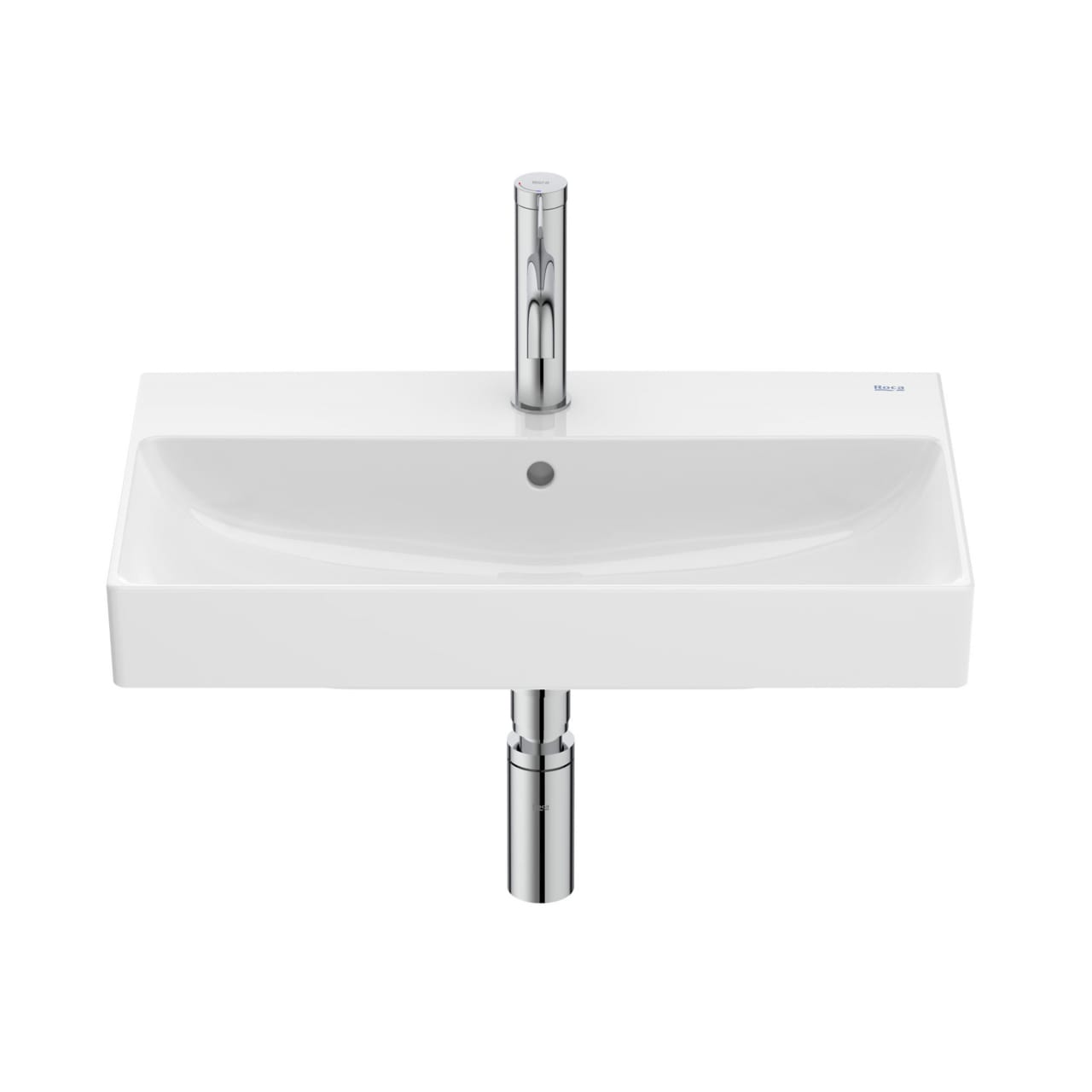 Roca Ona: Compact Wall-Hung Basin (600mm) : Bathroom Planet