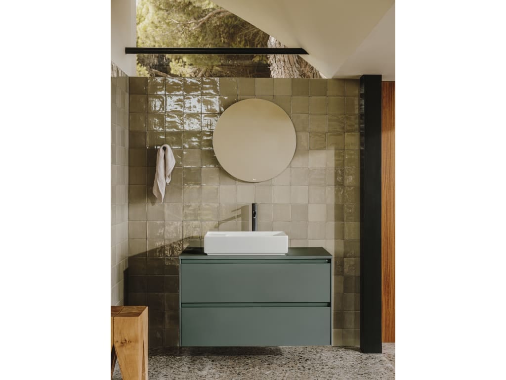Roca Ona: Countertop Basin (550mm) : Bathroom Planet