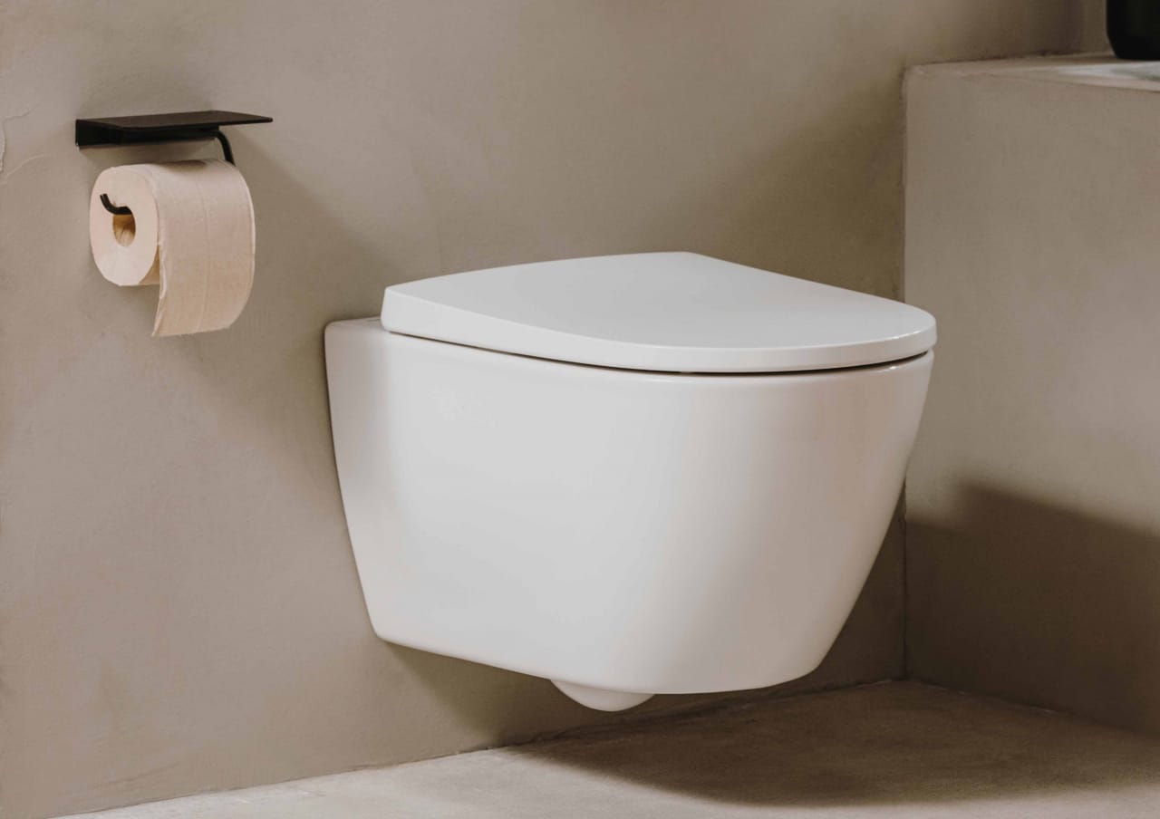 Roca Ona: Wall-Hung Rimless Toilet Pan : Bathroom Planet