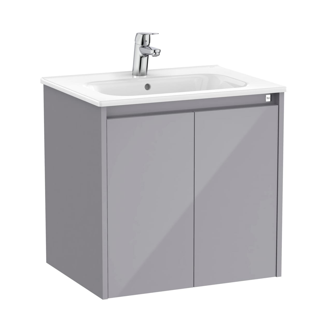 Roca Tenet: Unik Wall-hung Vanity Unit with Two Doors and Basin (600 mm ...