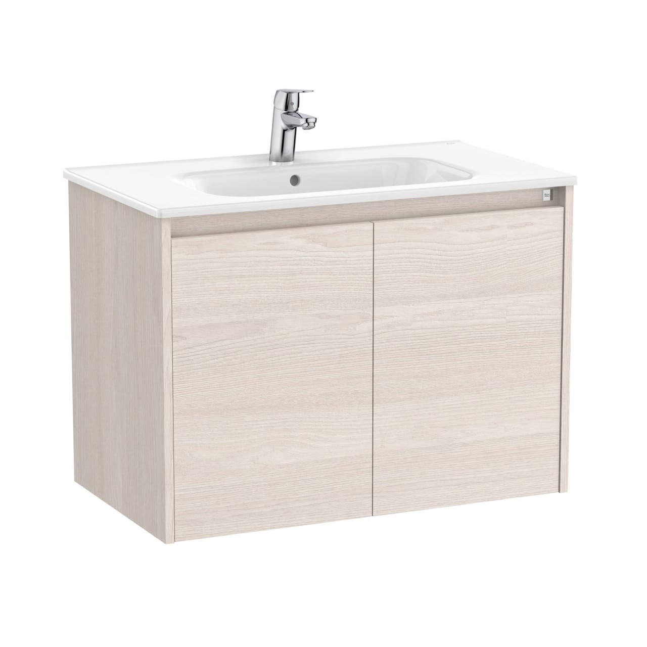 Roca Tenet: Unik Wall-hung Vanity Unit with Two Doors and Basin (800mm ...
