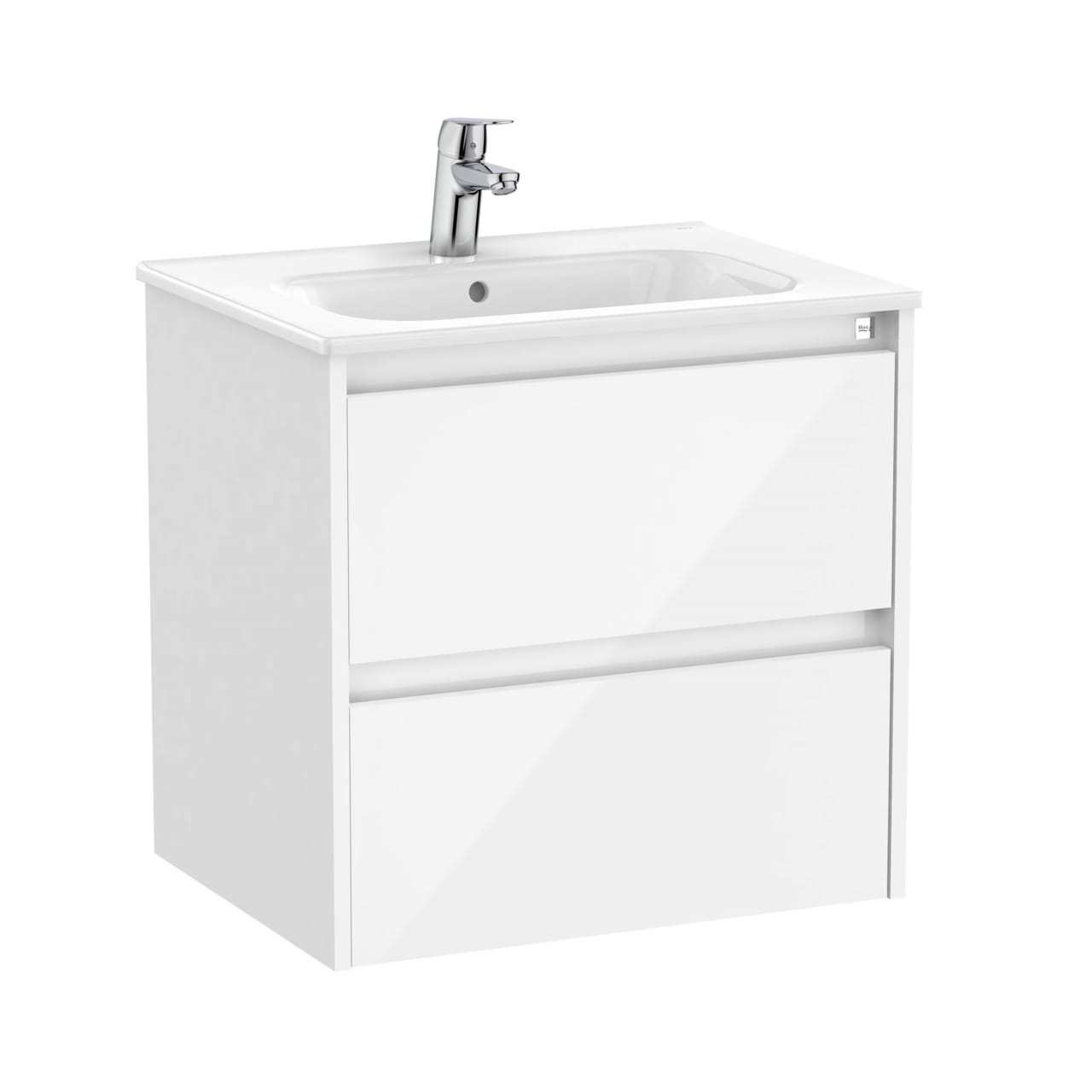 Roca Tenet: Unik Wall-hung Vanity Unit with Two Drawers and Basin ...