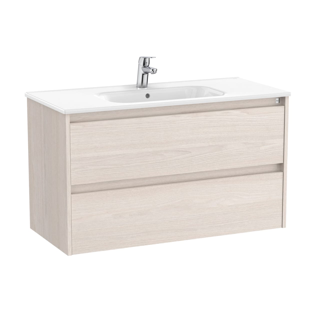 A851778434 - Roca Tenet: Unik Wall-hung Vanity Unit with Two Drawers ...