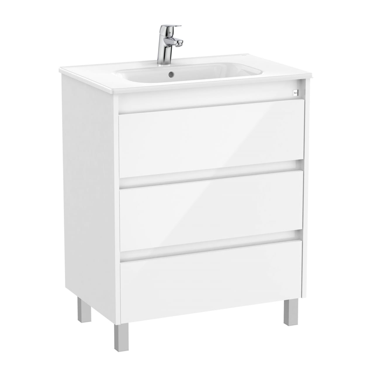 Roca Tenet: Unik Floor Standing Vanity Unit with Three Drawers and ...