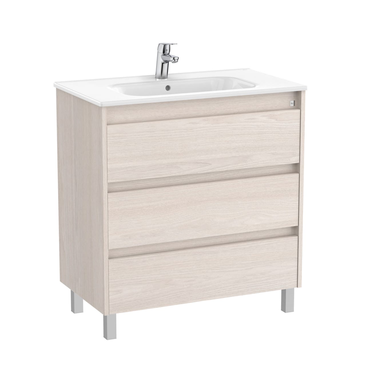 Roca Tenet: Unik Floor Standing Vanity Unit with Three Drawers and ...