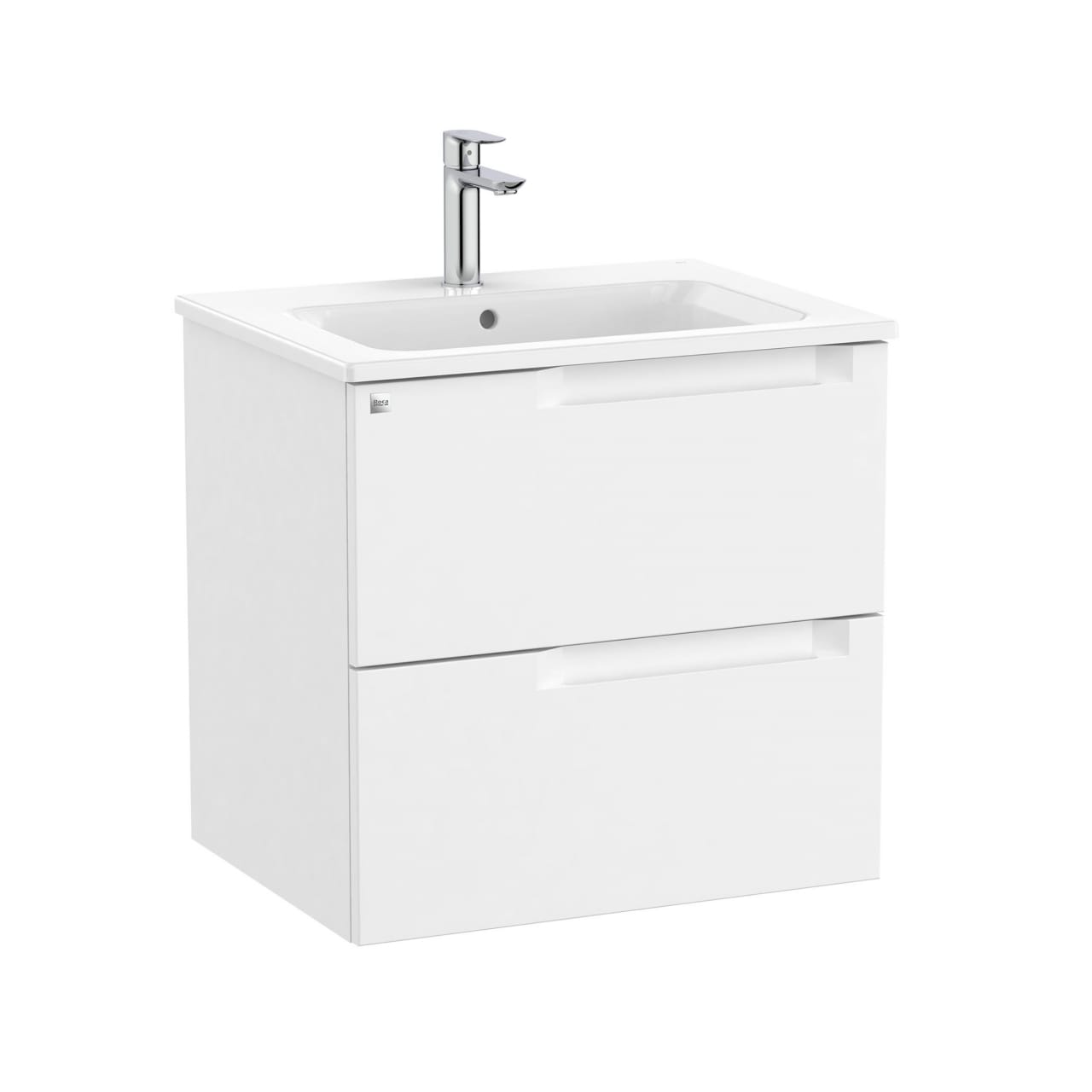 Roca Aleyda: Unik Wall-hung Vanity Unit with Two Drawers and Basin ...