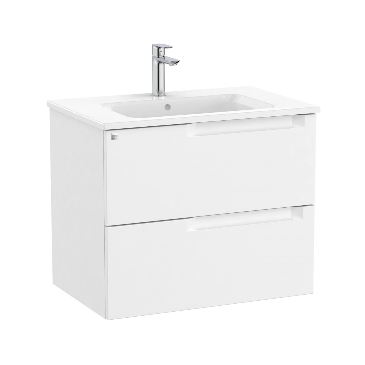 Roca Aleyda: Unik Wall-hung Vanity Unit with Two Drawers and Basin ...