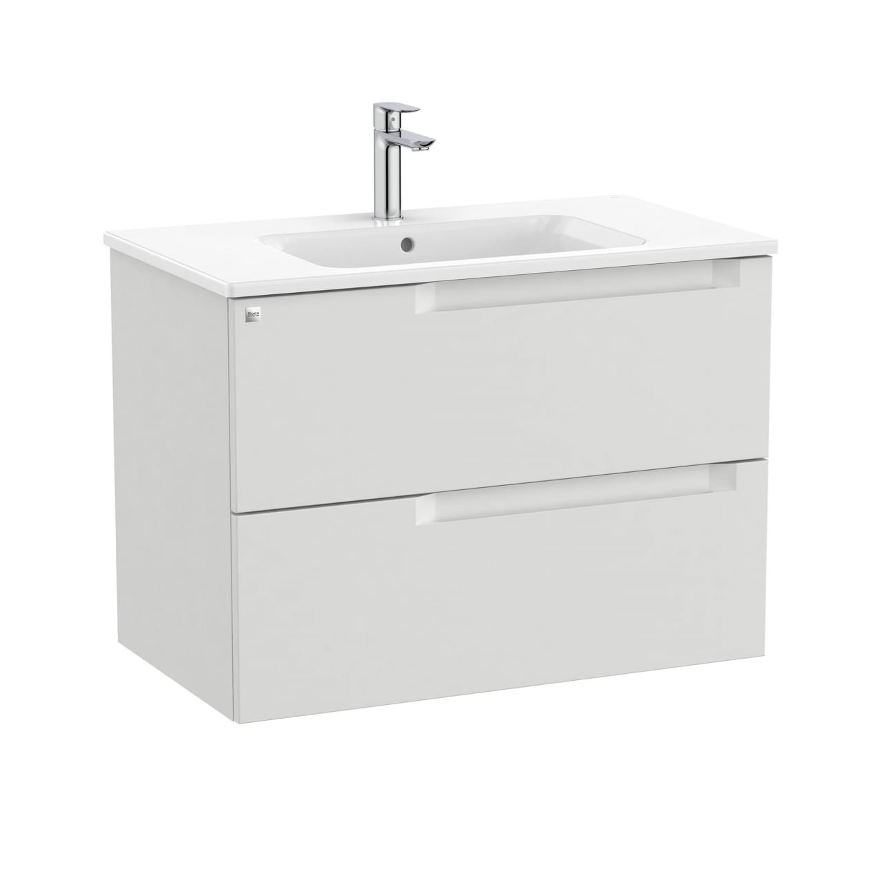 Roca Aleyda: Unik Wall-hung Vanity Unit with Two Drawers and Centred ...