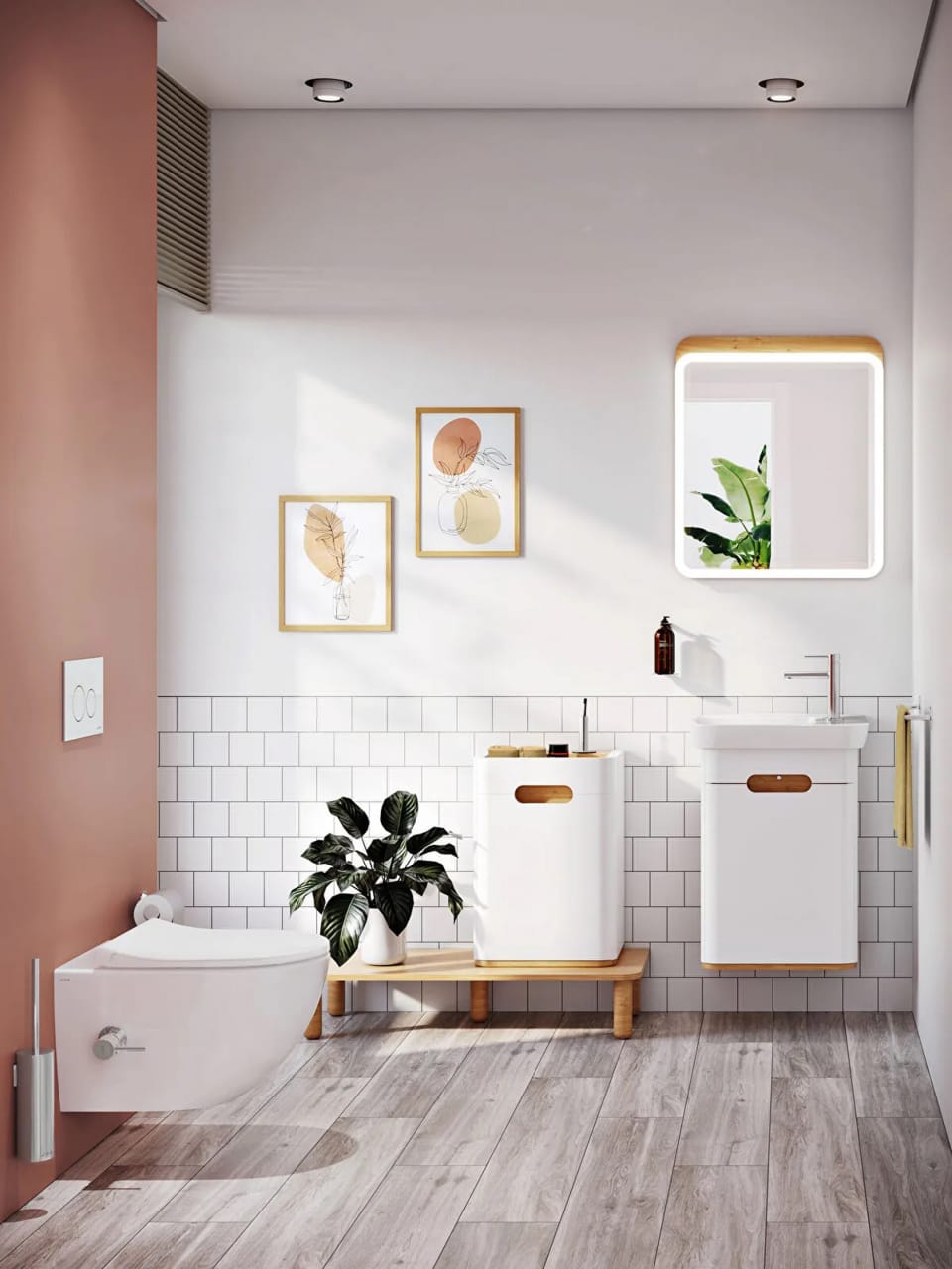 61069 - Vitra: Sento Leg Set in Light Oak For Bathroom Cabinet ...