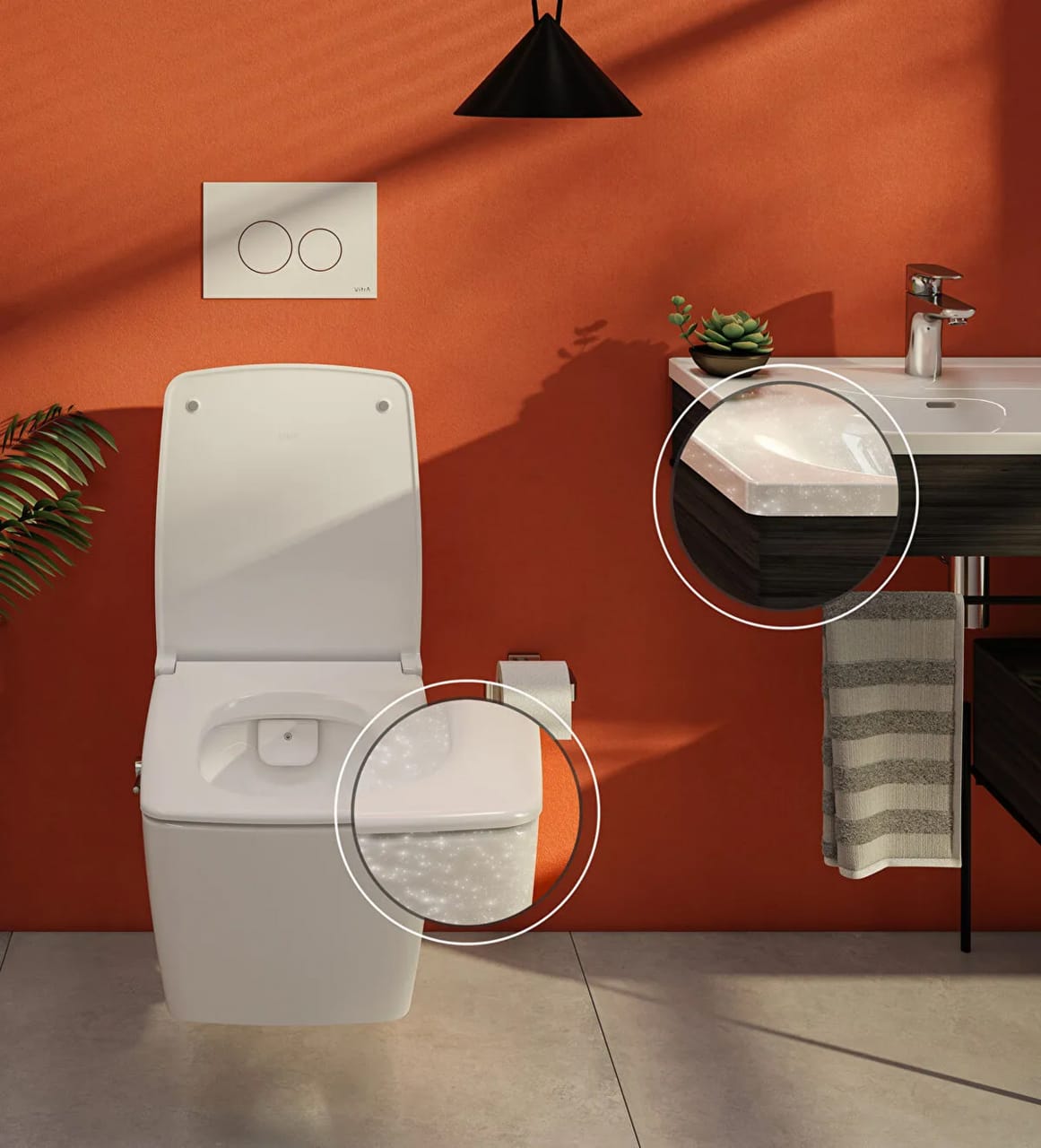 VitrA: Equal Suspended Washbasin Unit with Basin (100cm) : Bathroom Planet