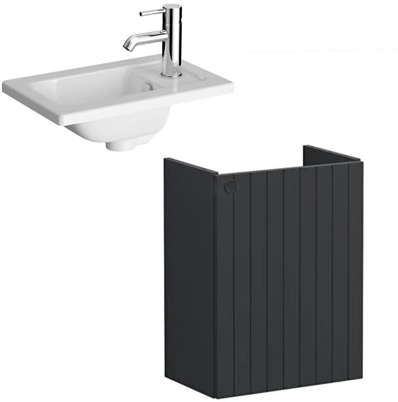 68964-7034B003-0001 - VitrA: Root Groove Wall-hung Vanity Unit with One ...