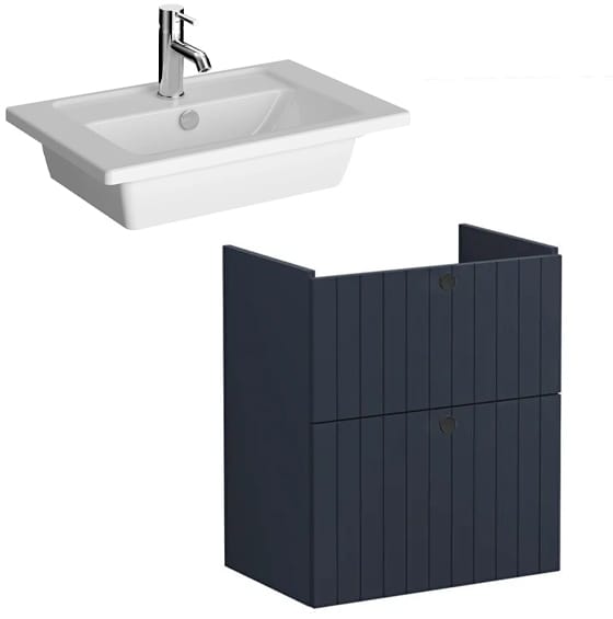 68986-7035B003-0001 - VitrA: Root Groove Compact Wall-hung Vanity Unit ...