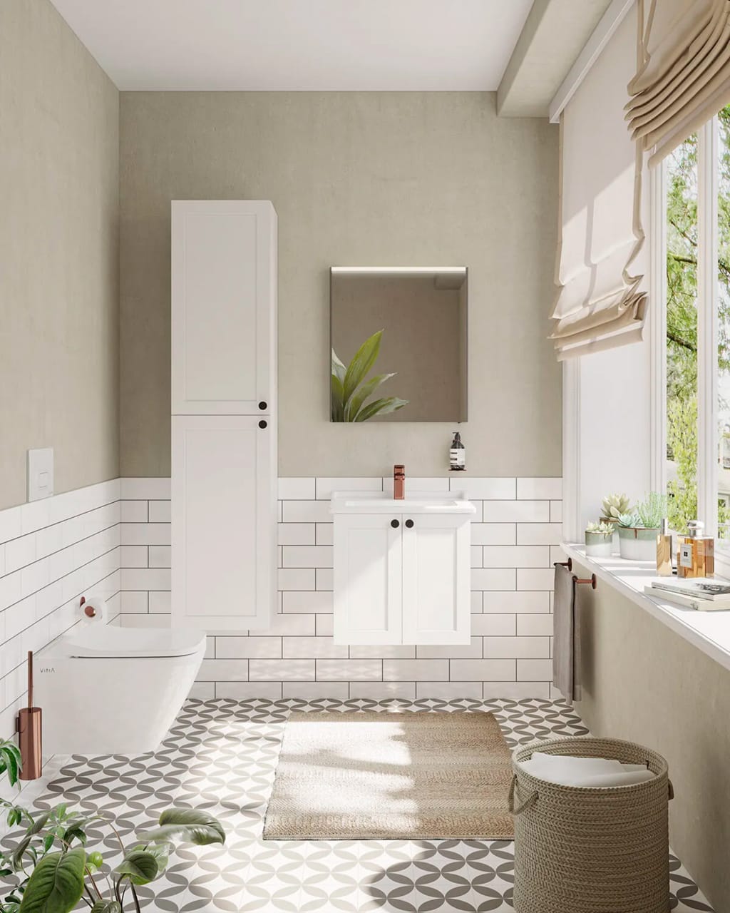 68419-7055B003-0001 - VitrA: Root Classic Wall-hung Vanity Unit with ...