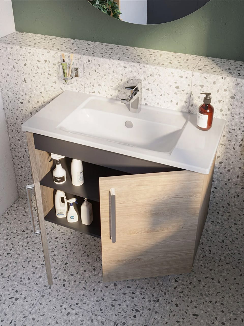 A45149-Chrome - VitrA: Universal Basin Waste Set : Bathroom Planet