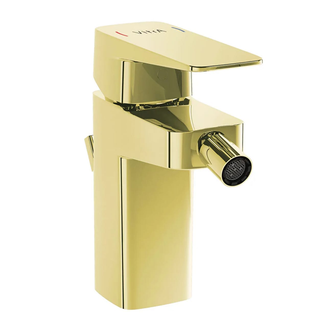 VitrA: Root Square Bidet Mixer Tap : Bathroom Planet