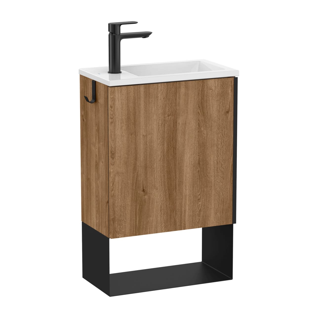 Roca: Mini Cloakroom Wall-hung Vanity Unit and Basin with One Door ...