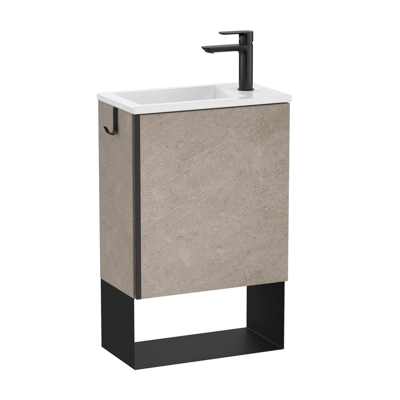 A852008550 - Roca: Mini Cloakroom Wall-hung Vanity Unit and Basin with ...
