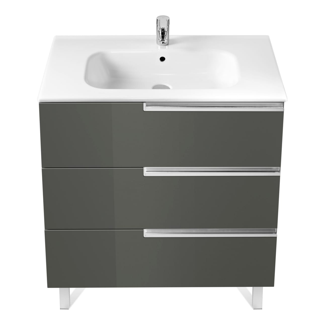 Roca: Victoria-N Unik Wall-hung Vanity Unit with Basin & Three Drawers ...
