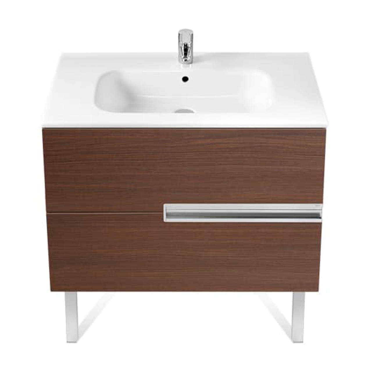 Roca: Victoria-N Unik Wall-hung Vanity Unit with Square Basin and Two ...