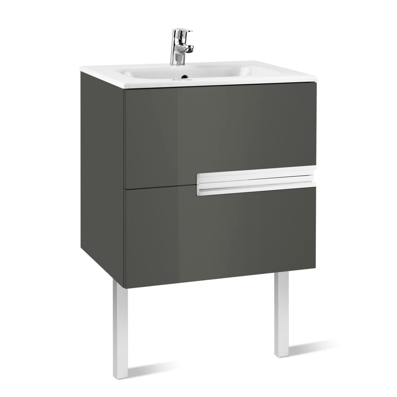 Roca: Victoria-N Unik Wall-hung Vanity Unit with Basin & Two Drawers ...