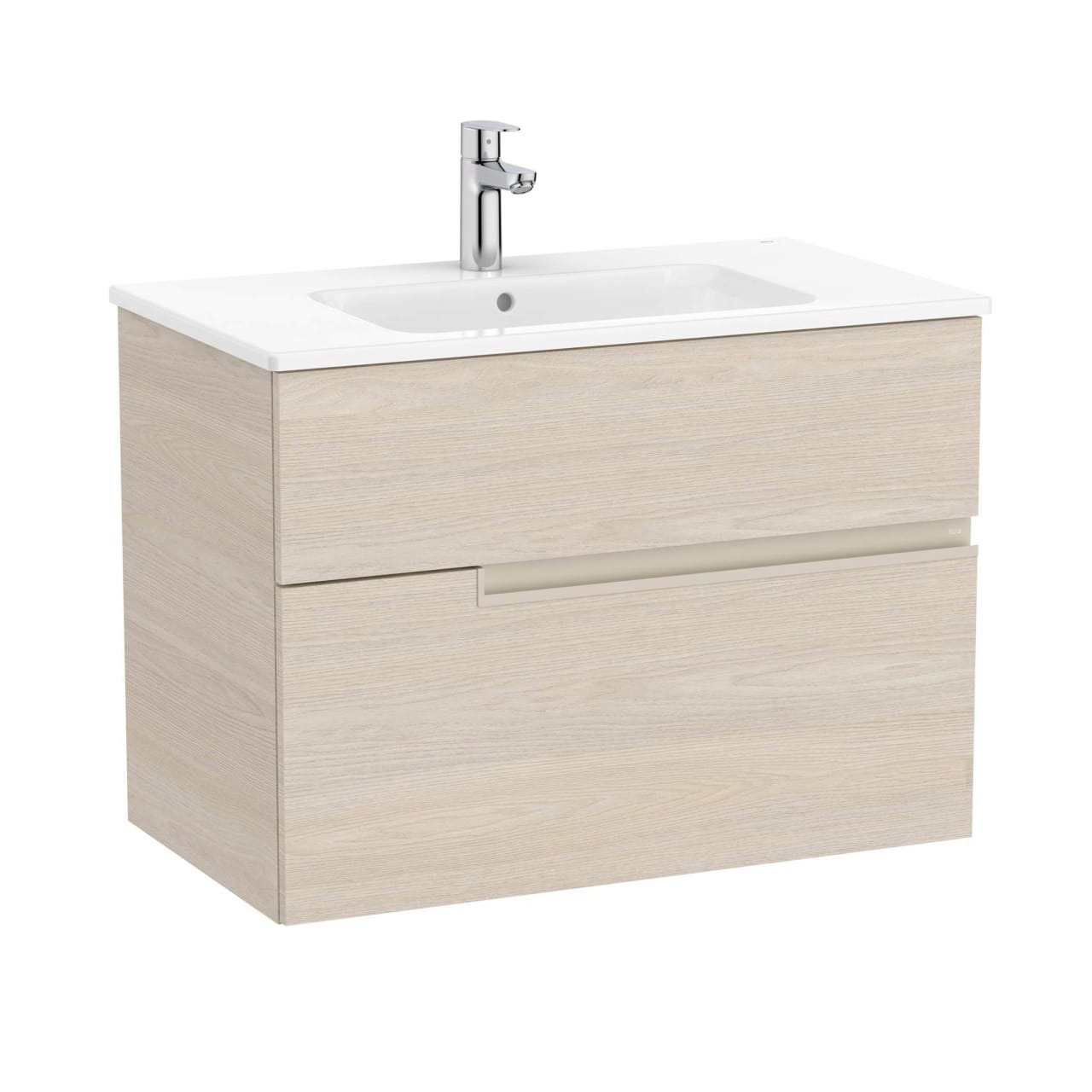 Roca: Victoria-N Unik Wall-hung Vanity Unit with Basin & Two Drawers ...