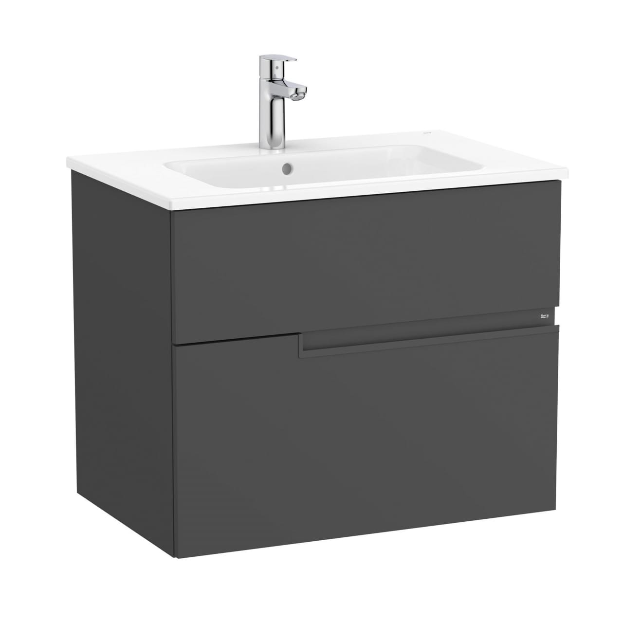 Roca: Victoria-N Unik Wall-hung Vanity Unit with Basin & Two Drawers ...