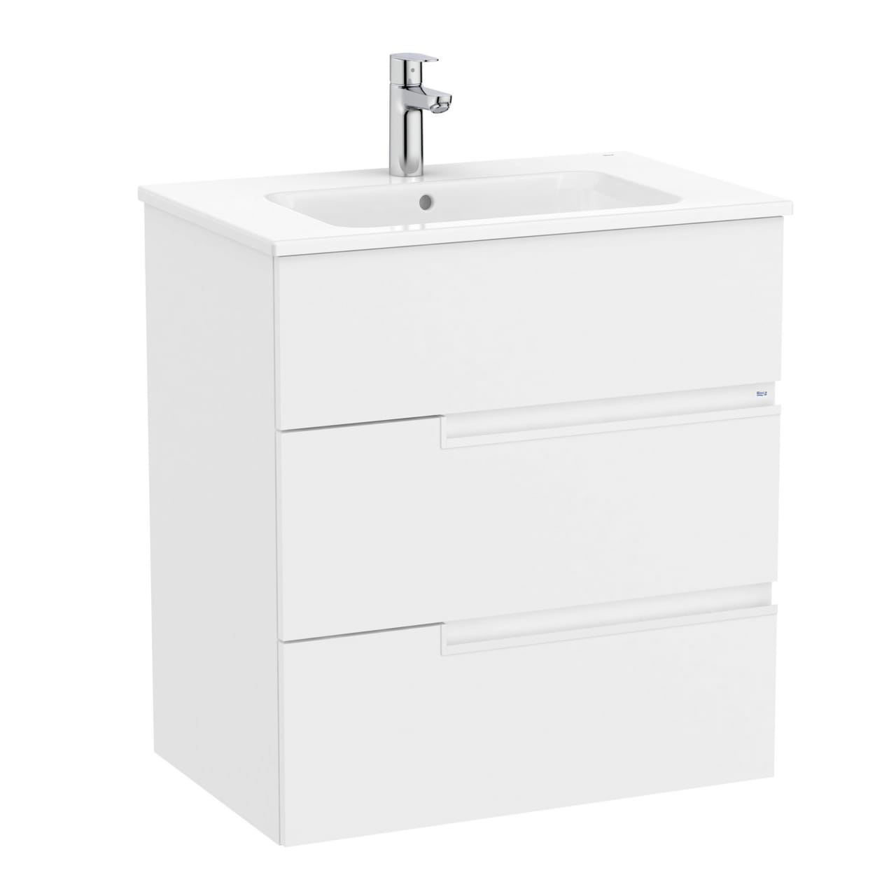 Roca: Victoria-N Unik Wall-hung Vanity Unit with Basin & Three Drawers ...