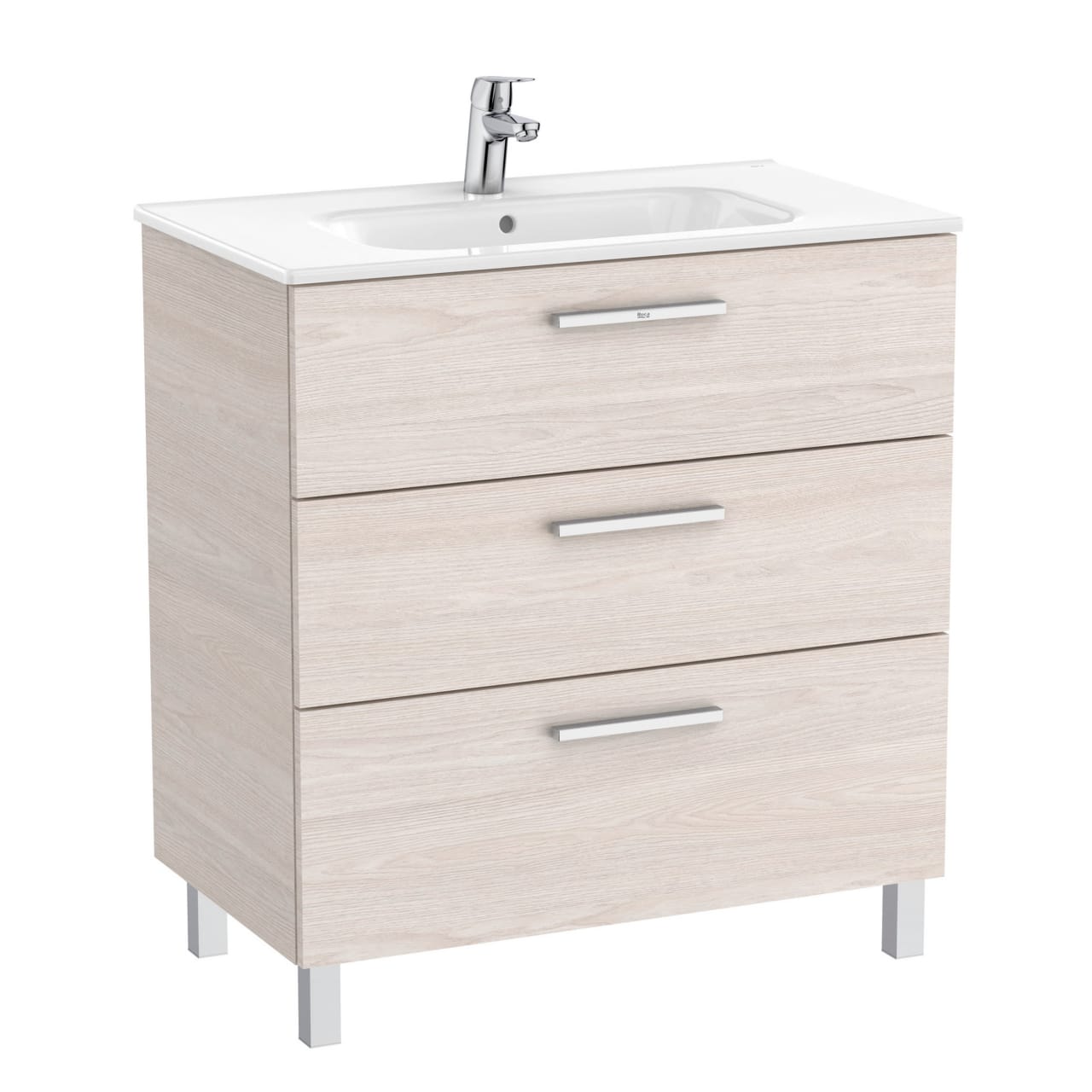 Roca: New Victoria Compact Wall-hung Vanity Unit with Basin & Three ...