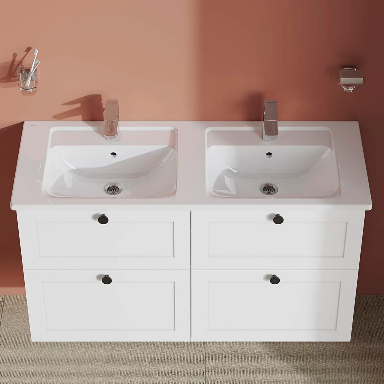 7038B003-0001 - VitrA: Integra Inset Double Vanity Basin (1200mm ...