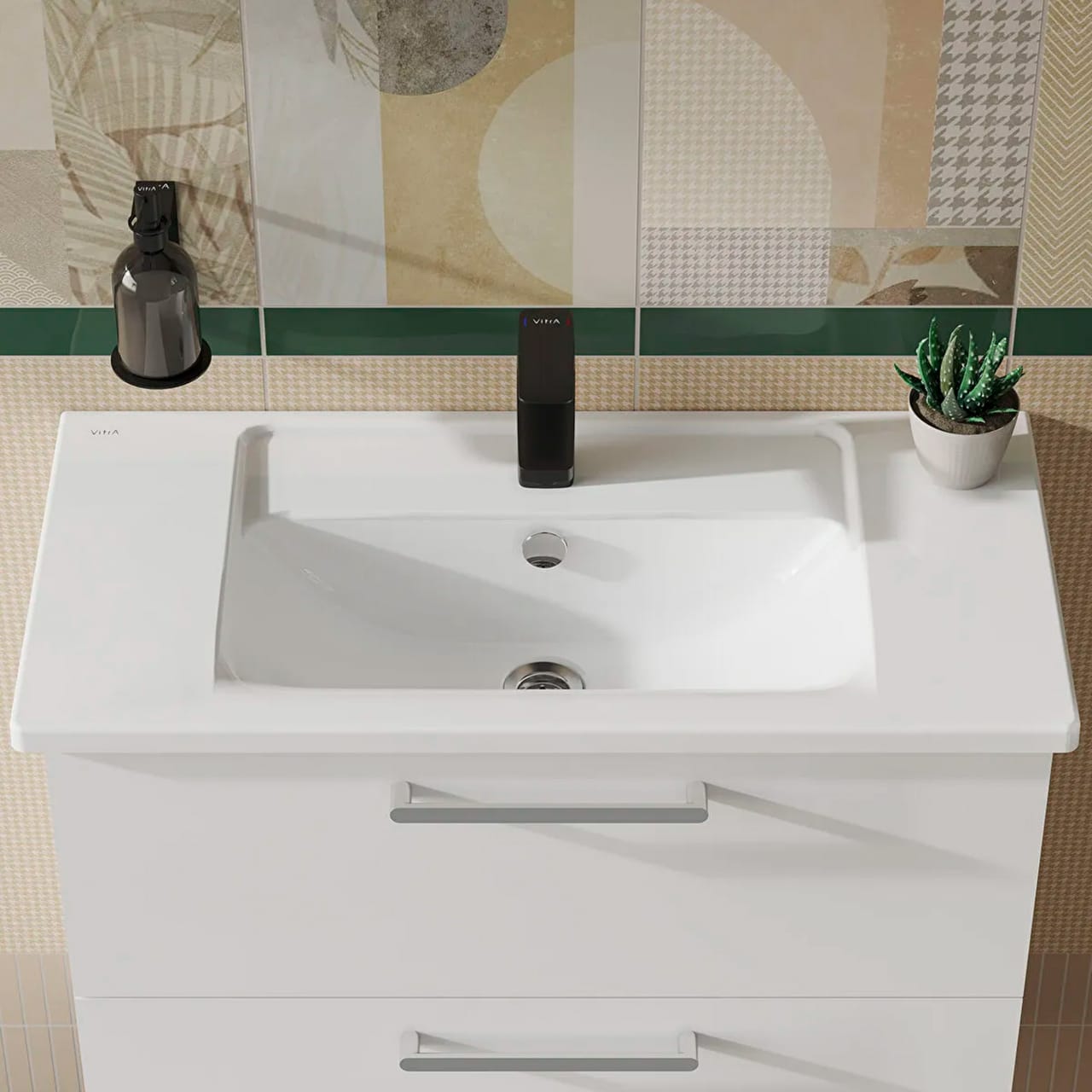 7036B003-0001 - VitrA: Integra Compact Inset Vanity Basin (800mm ...