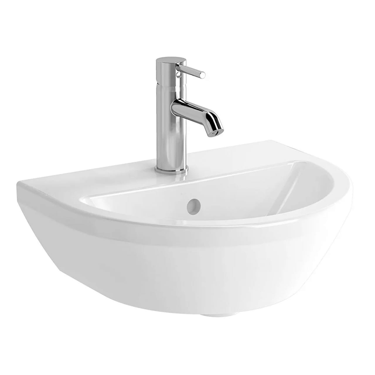 7065L003-0001 - VitrA: Integra Wall-hung Round Basin (450mm) : Bathroom ...