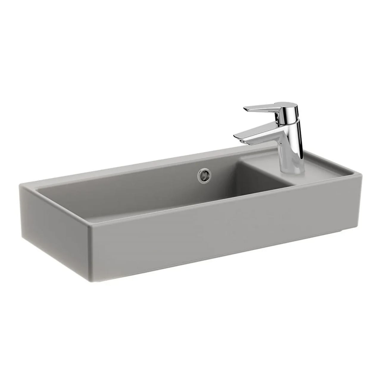 VitrA ArchiPlan Compact Rectangular Basin (600mm) : Bathroom Planet