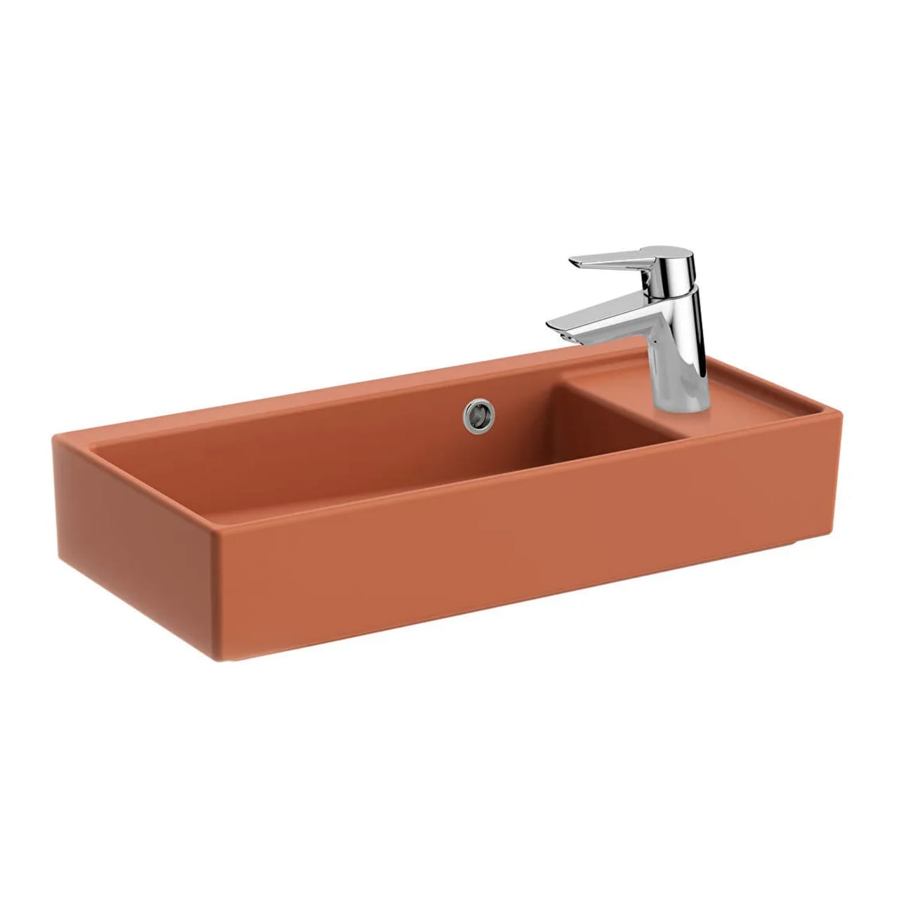 VitrA ArchiPlan Compact Rectangular Basin (600mm) : Bathroom Planet