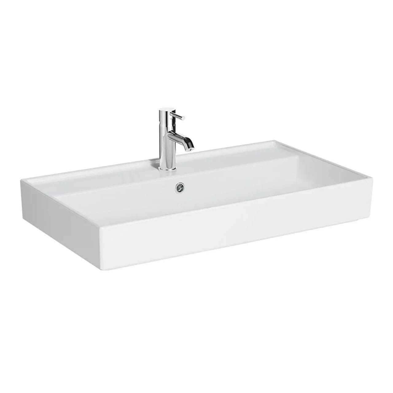 VitrA: ArchiPlan Countertop Rectangular Basin (800mm) : Bathroom Planet