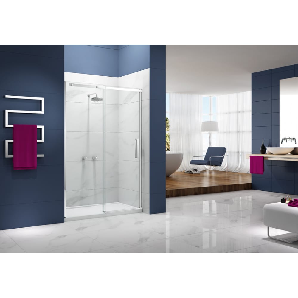 Merlyn Ionic Essence Frameless Sliding Door Bathroom Planet
