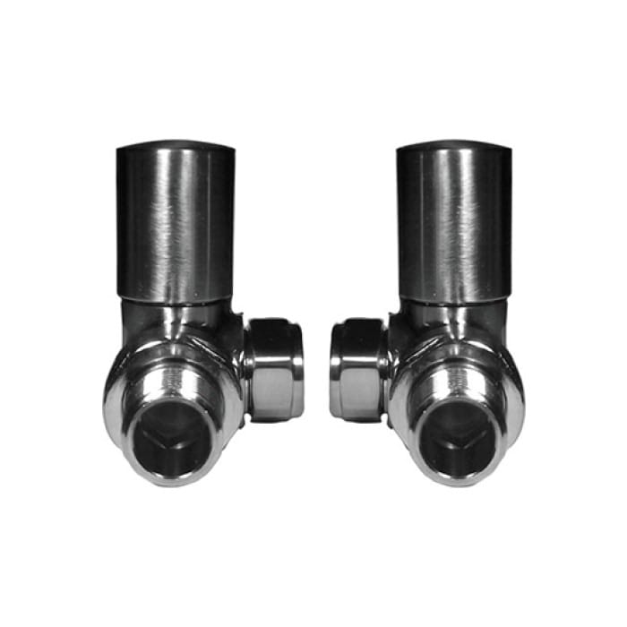 Reina Crova Manual Corner Radiator Valves : Bathroom Planet
