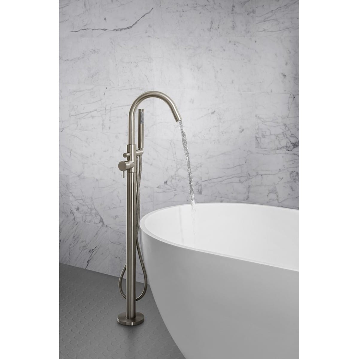 Crosswater MPRO Freestanding Bath Tap With Shower Kit : Bathroom Planet