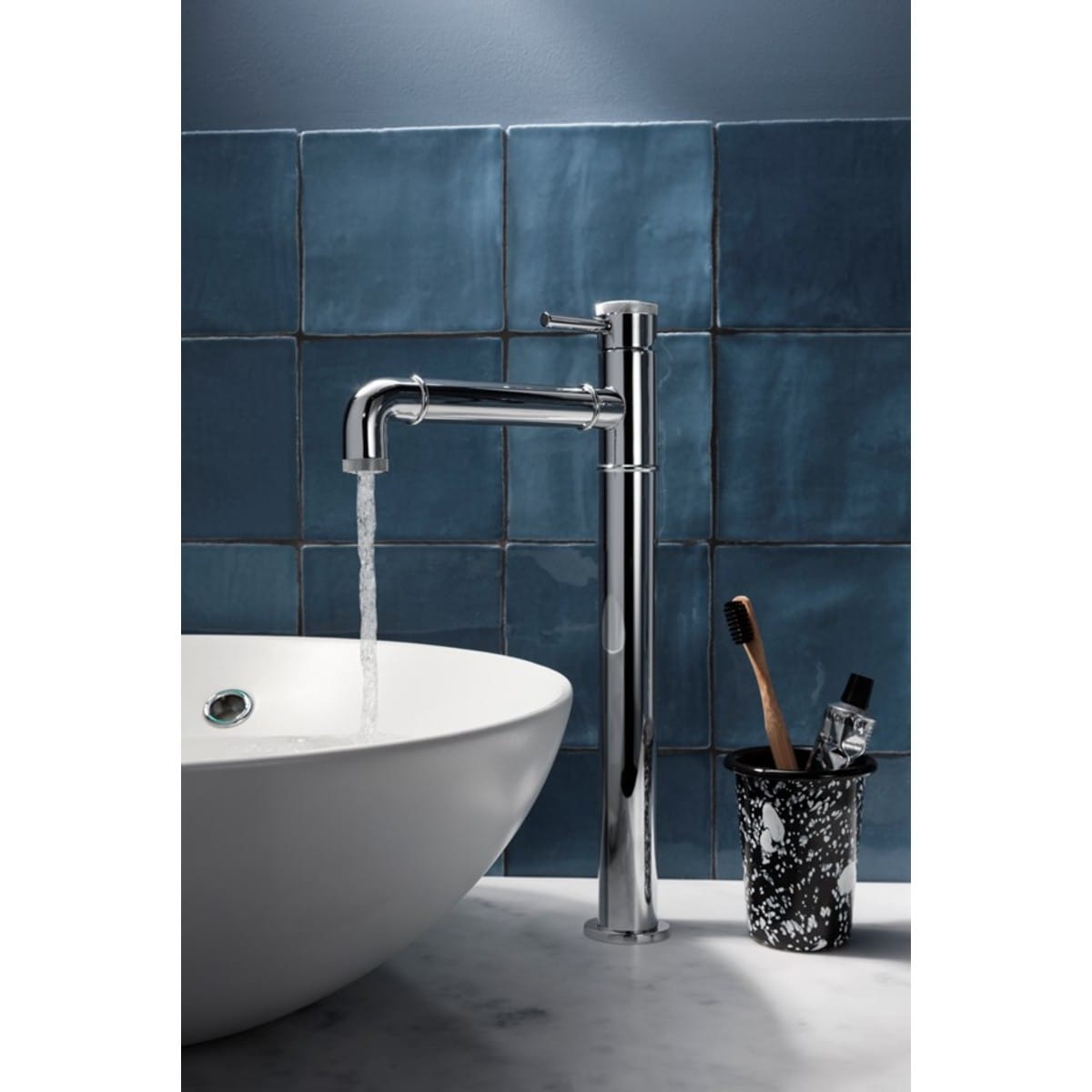 Crosswater MPRO Industrial Tall Monobloc Basin Tap : Bathroom Planet