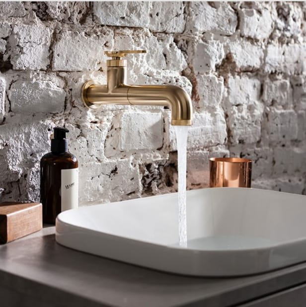 Crosswater Union Wall Mounted Monobloc Tap : Bathroom Planet