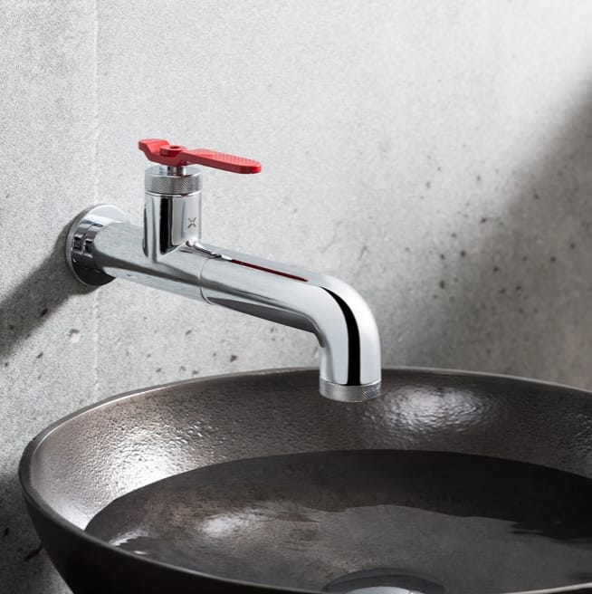 Crosswater Union Wall Mounted Monobloc Tap : Bathroom Planet