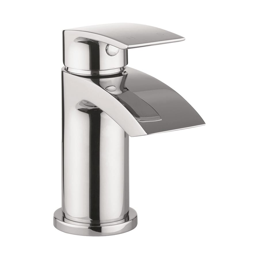 MBFW114P+ - Crosswater Flow Mini Monobloc Basin Tap : Bathroom Planet