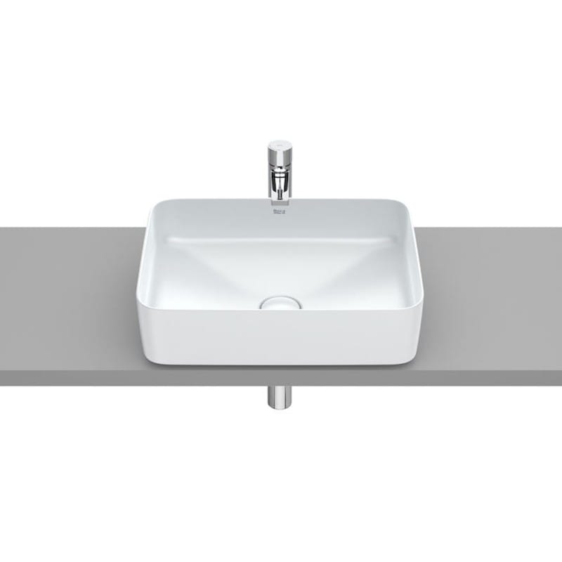327530630 - Roca Inspira Square Countertop Basin : Bathroom Planet