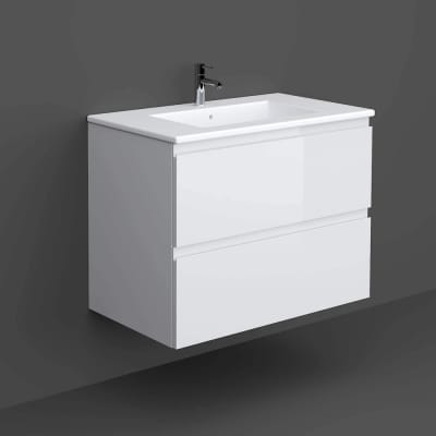 Sleek Rak Vanity Units - Selection of Finish Designs : Bathroom Planet